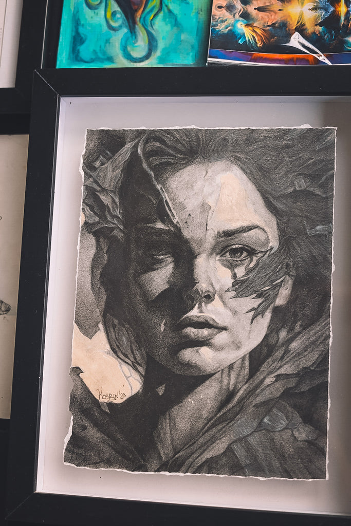 Disintegration - Original Pencil Drawing – kobrinart