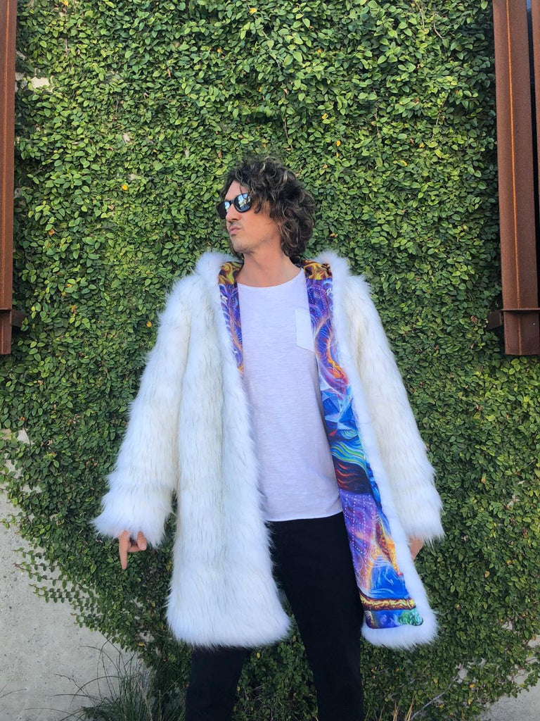 SHUBA DESIGNS Faux Fur Reversible Coat – kobrinart